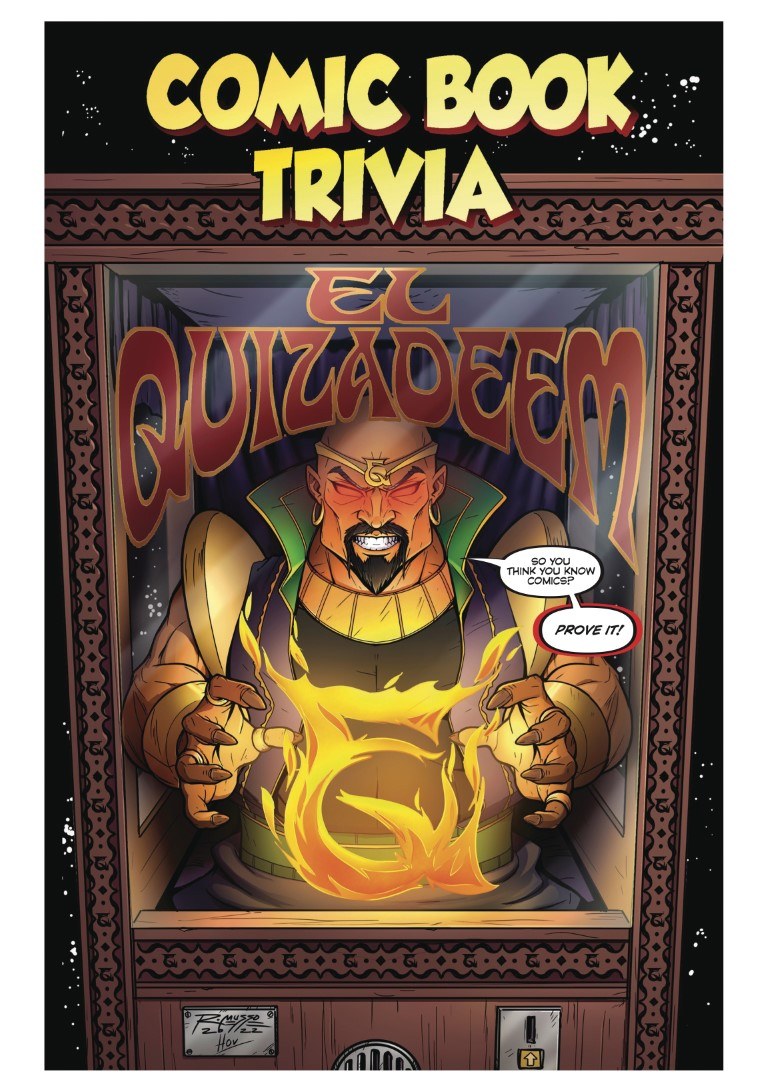 Comic Book Trivia #1 - Comic Book Relief