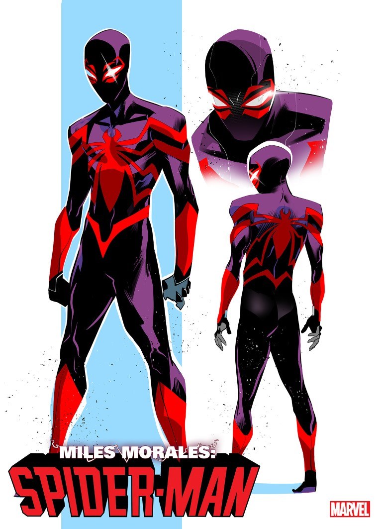 Miles Morales Spider-Man #25 Federico Vicentini Design Var - Comic Book ...