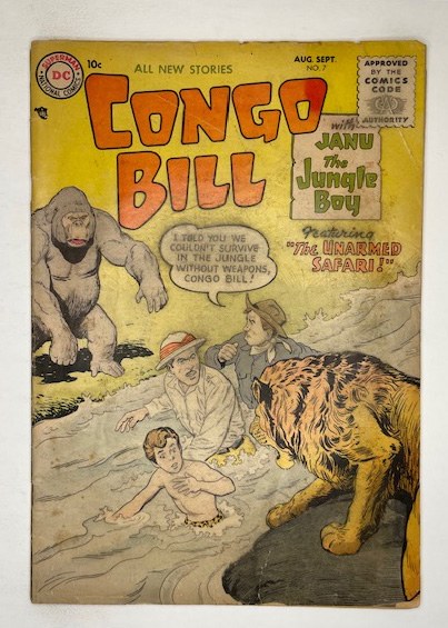 Congo Bill #7 - Gd+ - Comic Book Relief