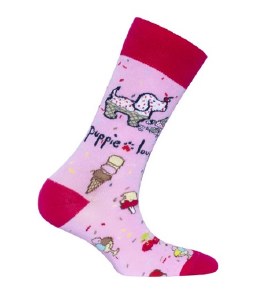 Puppie Love Ice Cream Pup Socks - The Rugged Mill