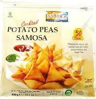 ASHOKA COCKTAIL POTATO PEA SAMOSA 50PC - Subhlaxmi Grocers