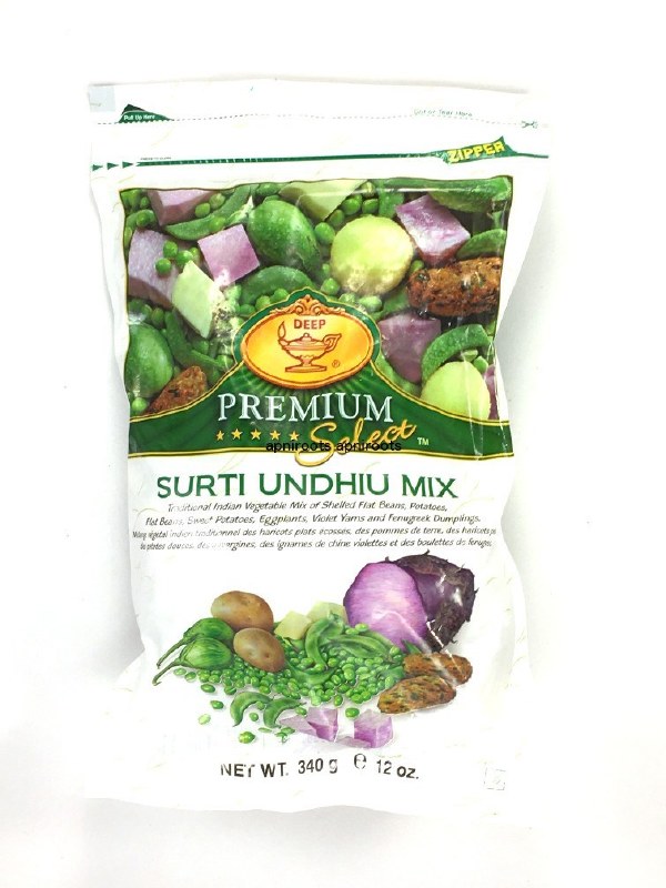 DEEP FROZEN VEGETABLE SURTI UNDHIU MIX 12 OZ - Subhlaxmi Grocers