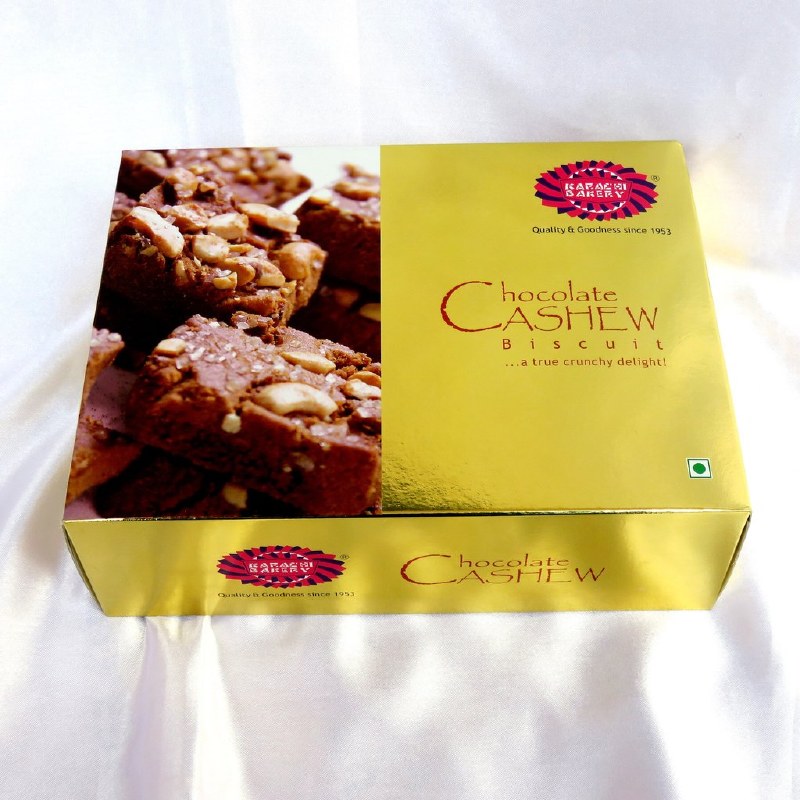 KARACHI BAKERY CHOCO CASHEW BISCUITS 400 GM - Subhlaxmi Grocers