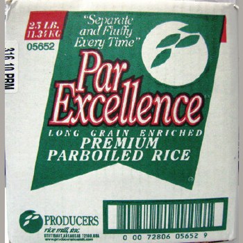 Par Excellence Premium Parboiled Rice 25lb - Subhlaxmi Grocers