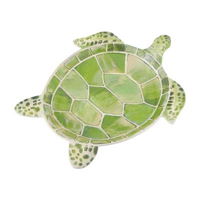 10" Green Sea Turtle Dish - Wilford & Lee Home Accents