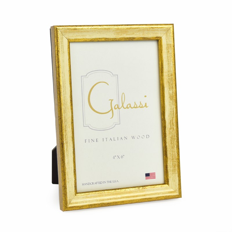 3" x 5" Metallic Gold and White Photo Frame - Wilford & Lee Home Accents