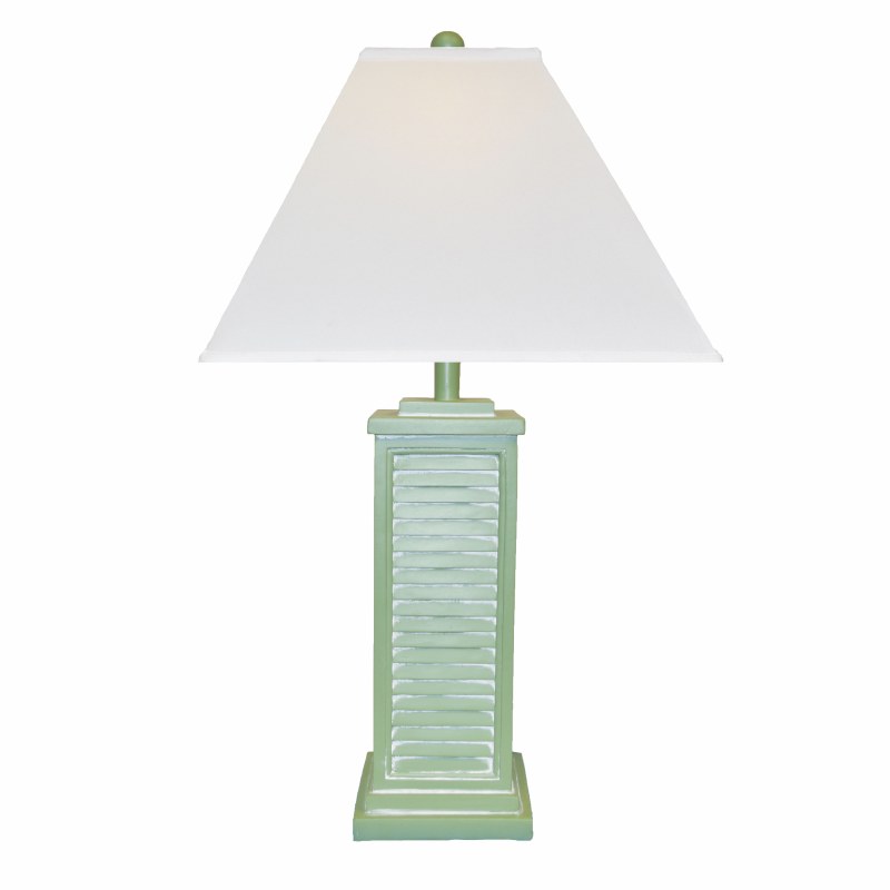 31" Seaweed Shutter Lamp - Wilford & Lee Home Accents