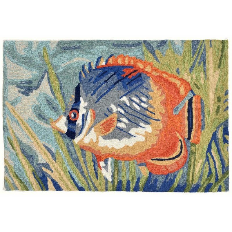 2 ft. x 3 ft. Ocean Tropical Fish Rug - Wilford & Lee Home Accents