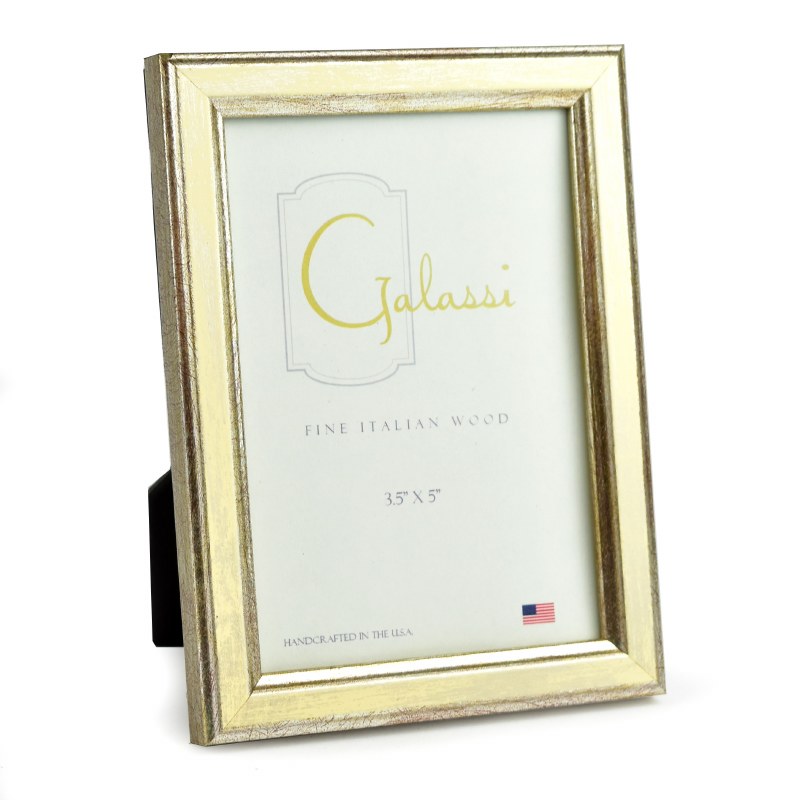 3" x 5" Cream and Silver Galassi Photo Frame - Wilford & Lee Home Accents