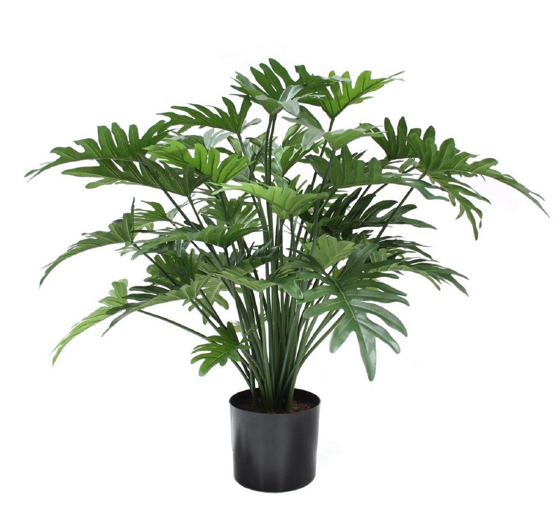 36" Potted Faux Green Split Philo Bush - Wilford & Lee Home Accents