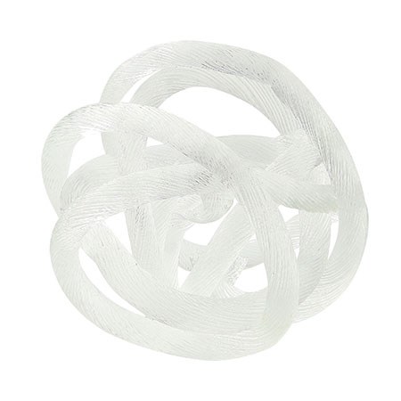 8" Clear Knot Glass Orb - Wilford & Lee Home Accents