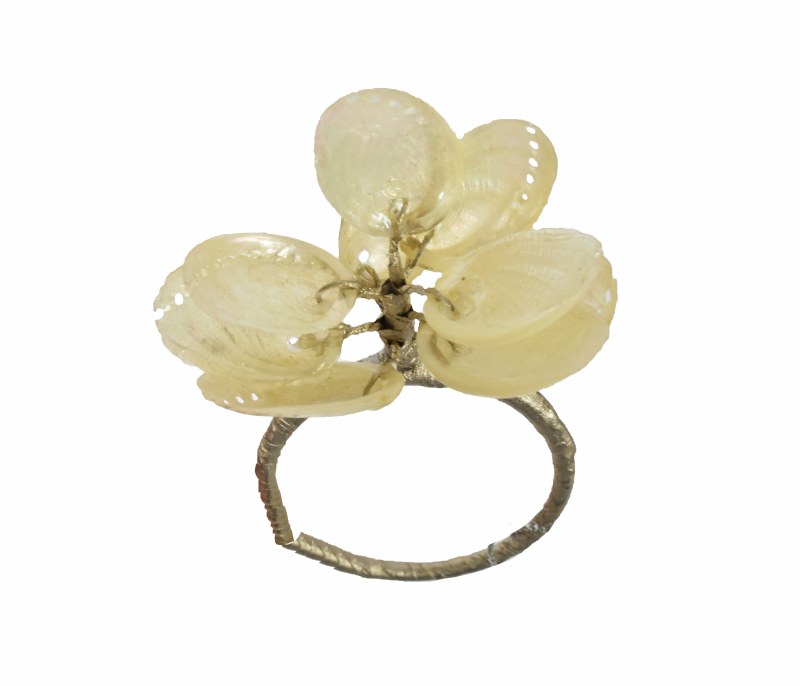 3" Abalone Napkin Ring - Wilford & Lee Home Accents