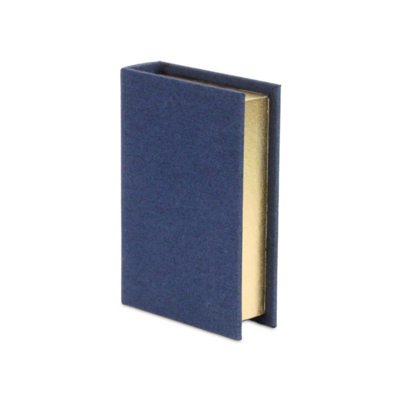 Small Navy Book Box - Wilford & Lee Home Accents