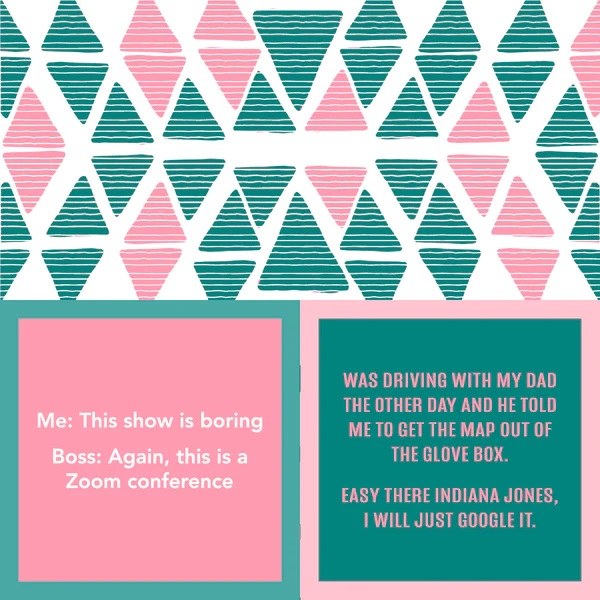 5" Square "Me: This Show is Boring, Boss: Again, This is a Zoom ...