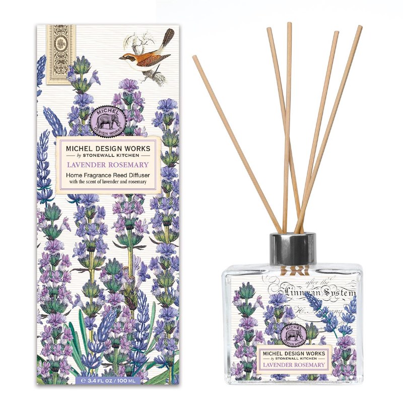 3.4 Oz Lavander Rosemary Fragrance Reed Diffuser - Wilford & Lee Home Accents