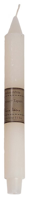 10" Melon White Timber Trunk Taper Candle - Wilford & Lee Home Accents
