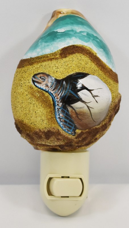 Sea Turtle Hatching Shell Nightlight - Wilford & Lee Home Accents