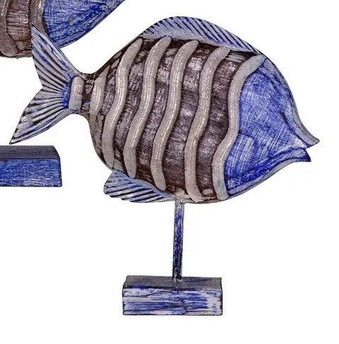 12" Streamline Fish Statue - Wilford & Lee Home Accents