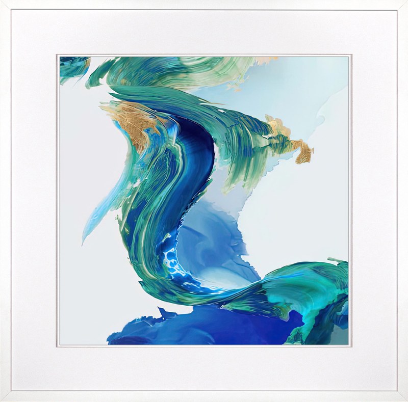 34" Sq Formations 2 Framed Print Under Glass - Wilford & Lee Home Accents