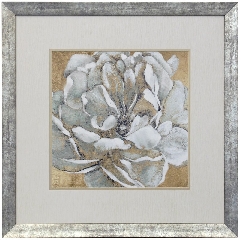 27" Sq Emerging Bloom 2 Framed Print Under Glass - Wilford & Lee Home ...