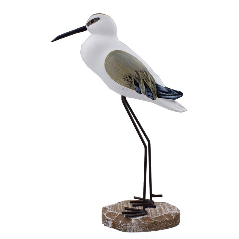 12" White and Multicolor Sea Bird Statue - Wilford & Lee Home Accents