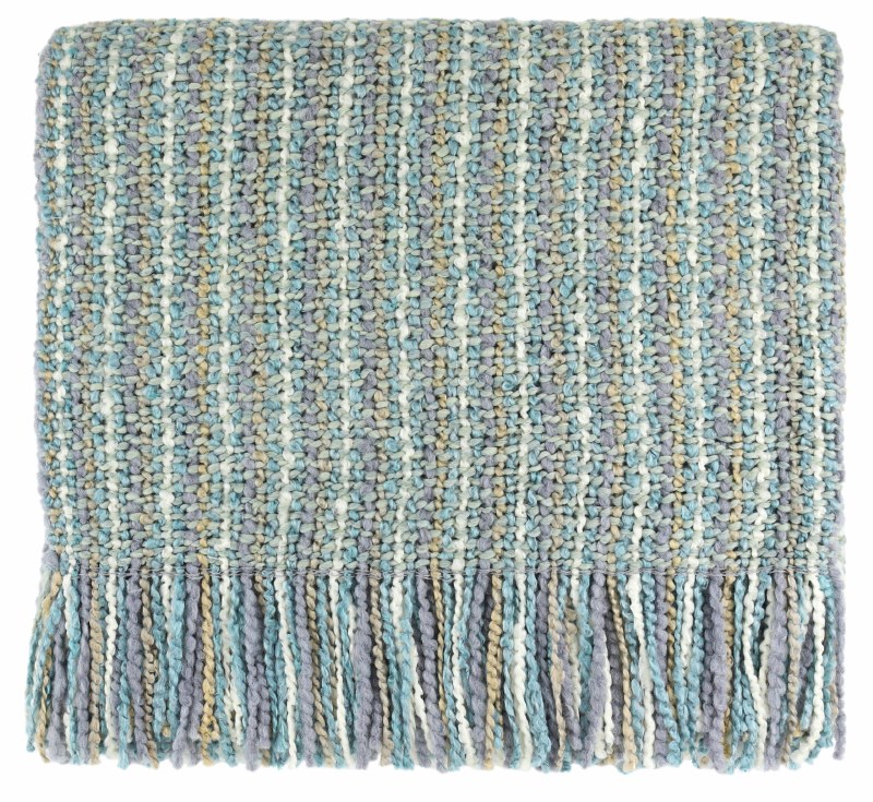 40" x 70" Ice Stria Throw Blanket - Wilford & Lee Home Accents