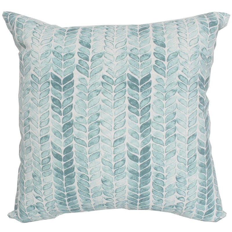 16" Sq Green Toned Pattern Decorative Pillow - Wilford & Lee Home Accents