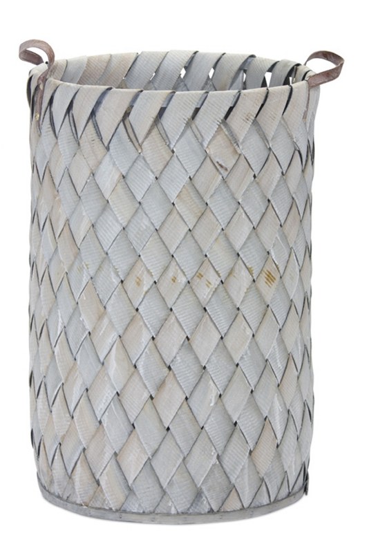 25" x 18" Gray Basket - Wilford & Lee Home Accents