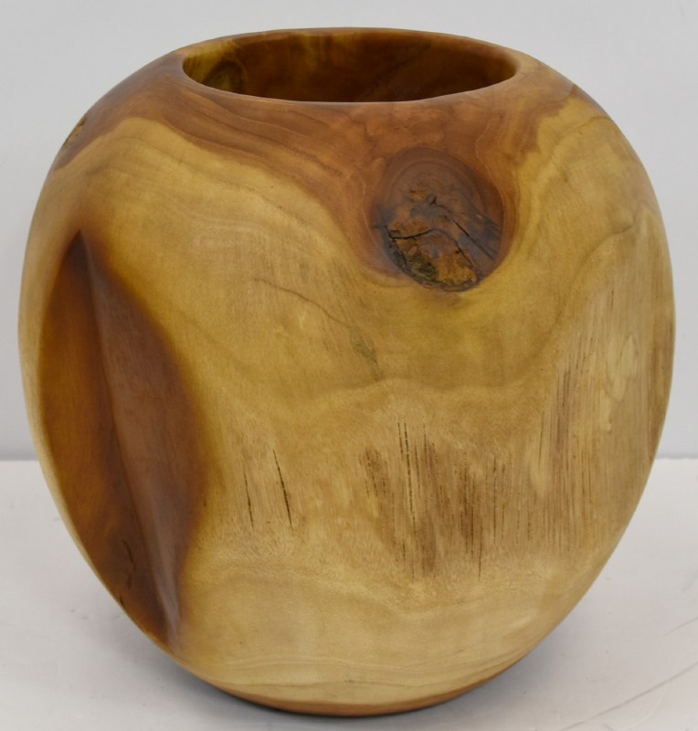 11" Teak Wood Gucci Vase MMG191 - Wilford & Lee Home Accents