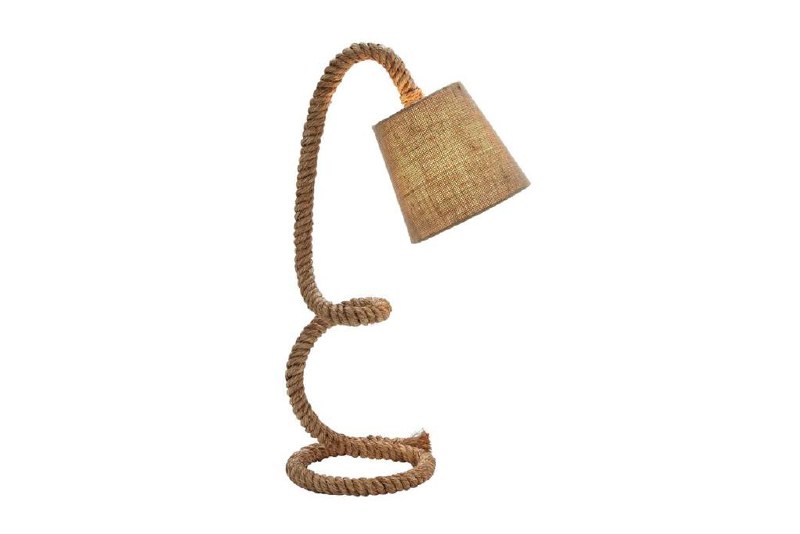 32" Natural Rope Desk Lamp - Wilford & Lee Home Accents