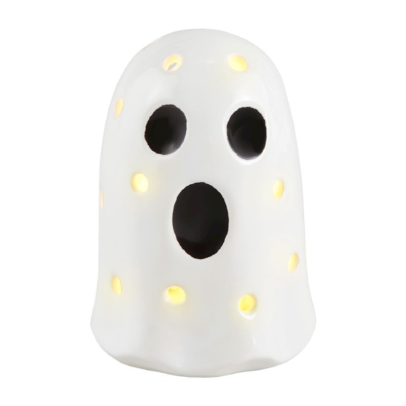 4" LED Ghost Sitter by Mud Pie - Wilford & Lee Home Accents