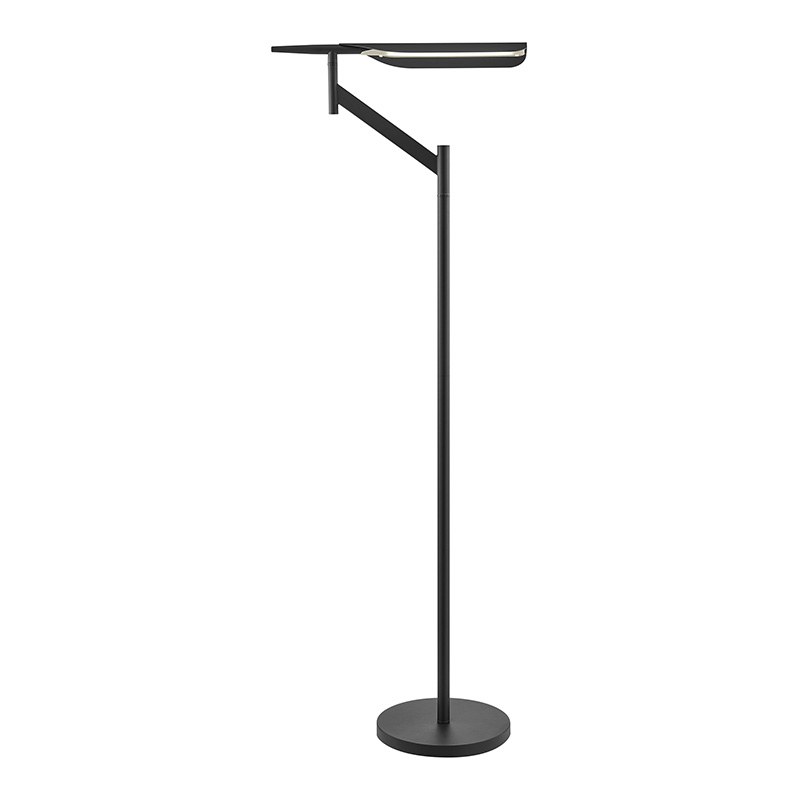 56" LED Arm Black Floor Lamp - Wilford & Lee Home Accents