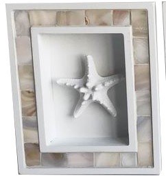 7" x 6" Starfish in a Shadow Box - Wilford & Lee Home Accents