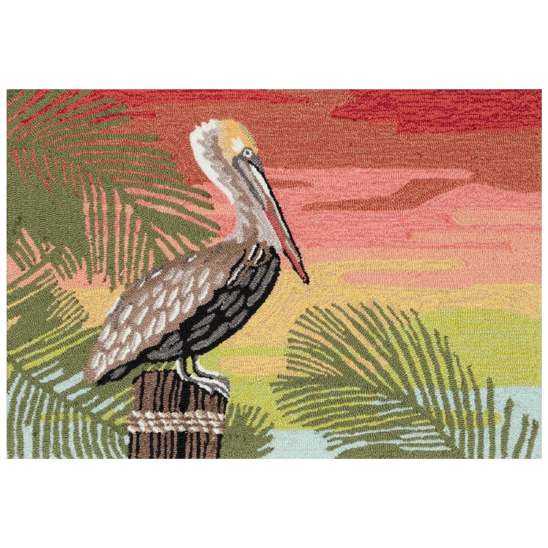 2' x 3' Pelican Sunset Coastal Rug - Wilford & Lee Home Accents