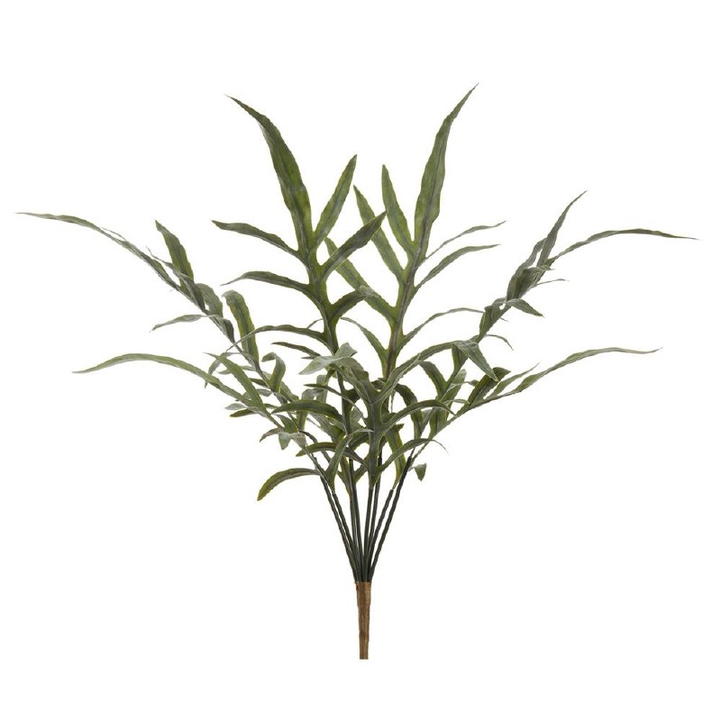 24" Faux Green Java Fern Bush - Wilford & Lee Home Accents