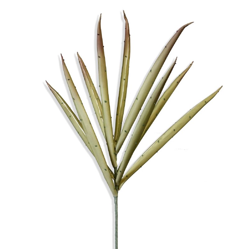 48" Faux Green and Burgundy Yucca Stem - Wilford & Lee Home Accents