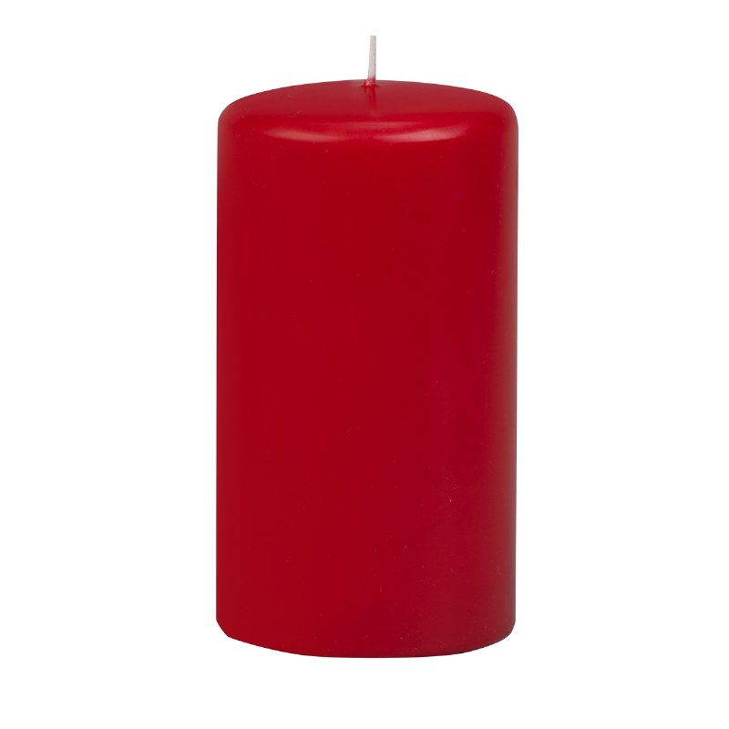 3" x 6" Red Pillar Candle - Wilford & Lee Home Accents