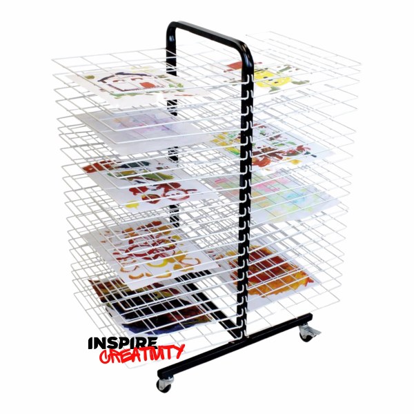 40 Shelf Mobile Drying Rack - Evans Educational Ltd.