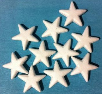 Polystyrene Stars - 10 - Evans Educational Ltd.
