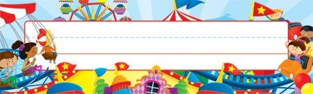 Desk Name Plates - Carnival - Evans Educational Ltd.