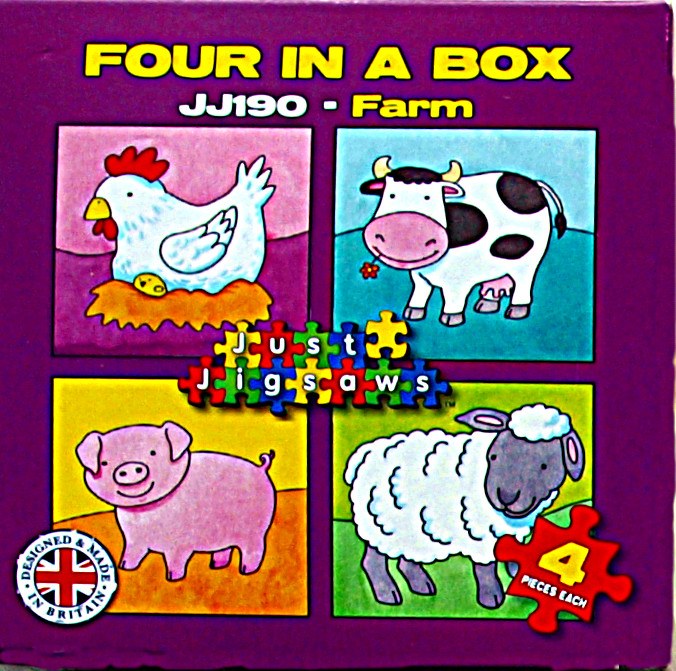 Four In A Box - Farm Animals - Evans Educational Ltd.