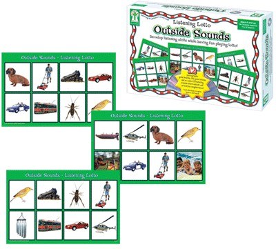 Listening Lotto Outside Sounds - Evans Educational Ltd.