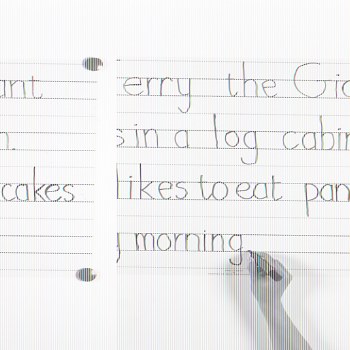 Handwriting Demo Sheet - Evans Educational Ltd.