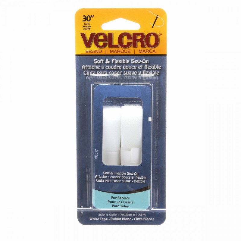 Velcro 5/8" White Soft Flex - Prairie Point Junction