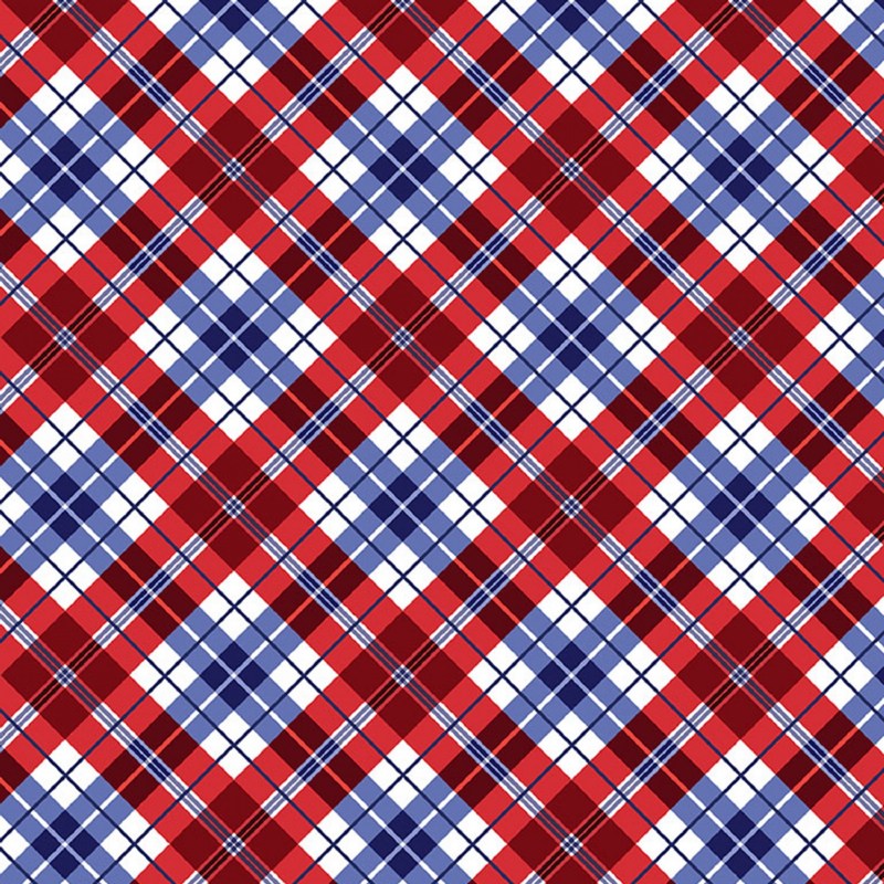 Patriotic Plaid USA - Prairie Point Junction