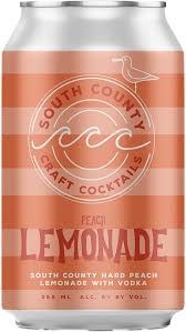 SOUTH COUNTY PEACH LEMON 4PK - Manchester Wine and Liquors