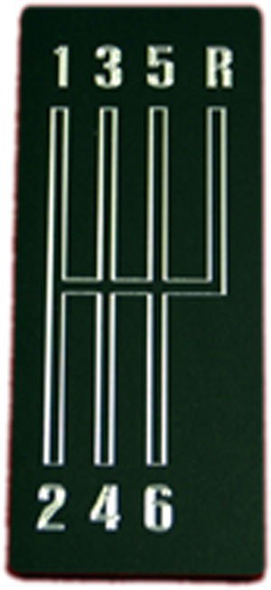 1968 1969 Camaro Console Shift Plate 6 Speed Pattern With Tremec - 1967 ...