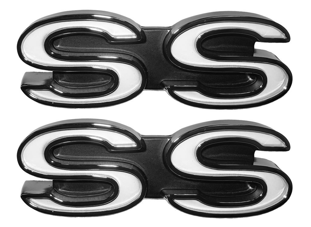 1968 Camaro SS Fender Emblems Pair OE Quality! GM# 3919197 USA! - 1967 ...