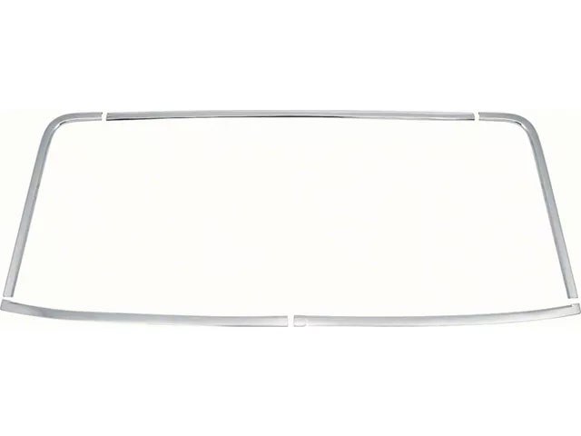 1967 1968 1969 Camaro & Firebird Coupe Rear Window Molding Kit Imported ...