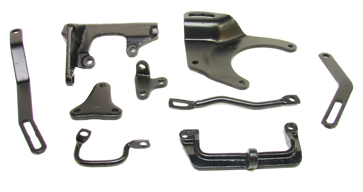 1968 Camaro Chevelle Nova Full Size Big Block AC Bracket Set 396 427 9 ...